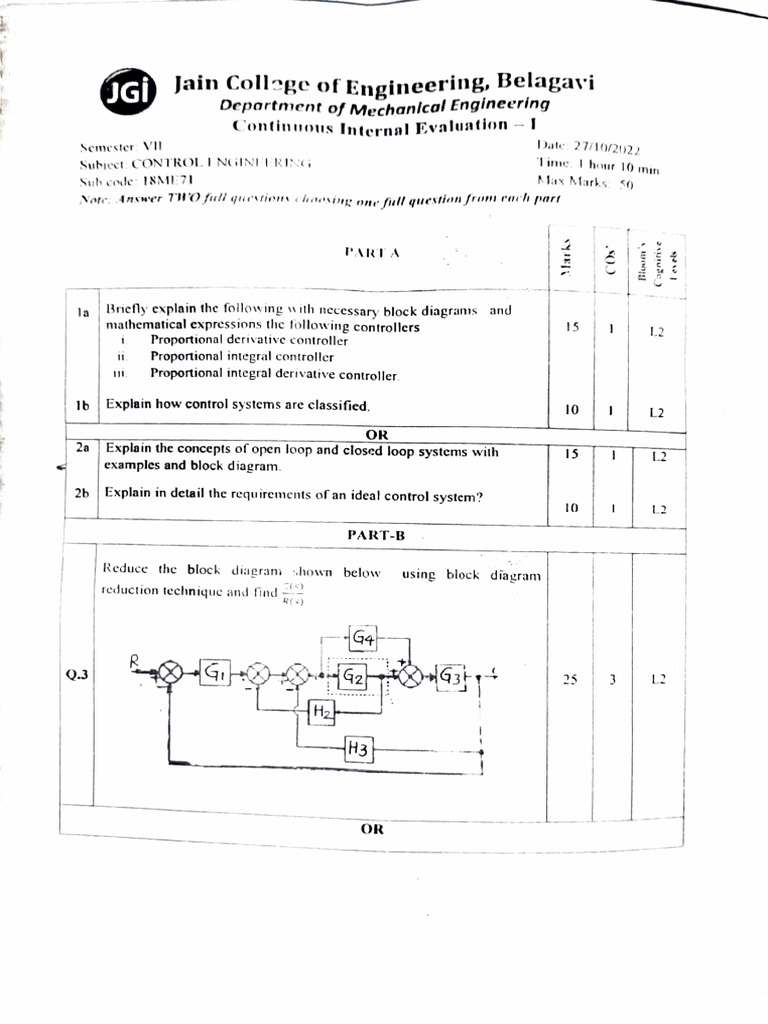 7th sem Mech Internal Question papers | PDF | Web Server | Internet & Web