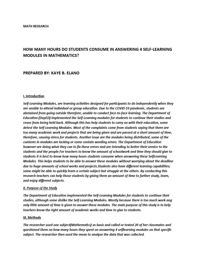 Math Research Kaye | PDF | Learning | Cognition