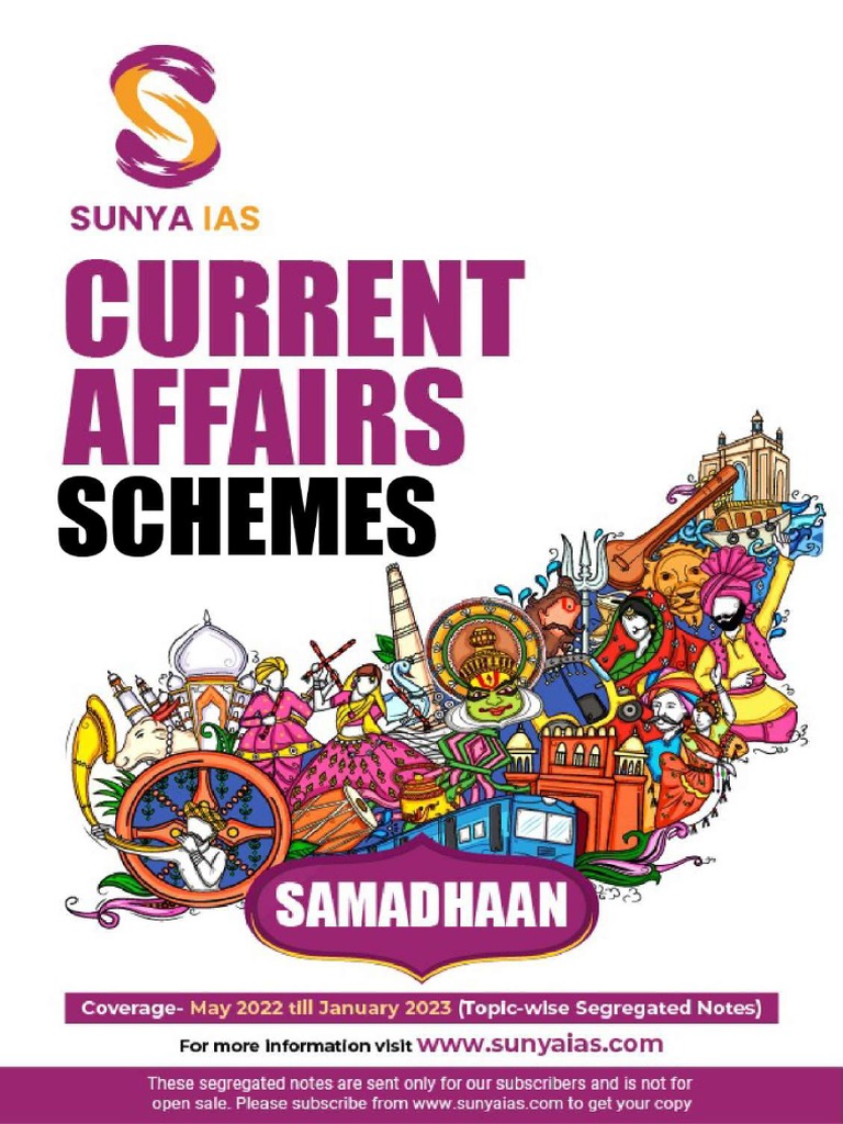 Current Affairs: Urban Development Schemes | PDF