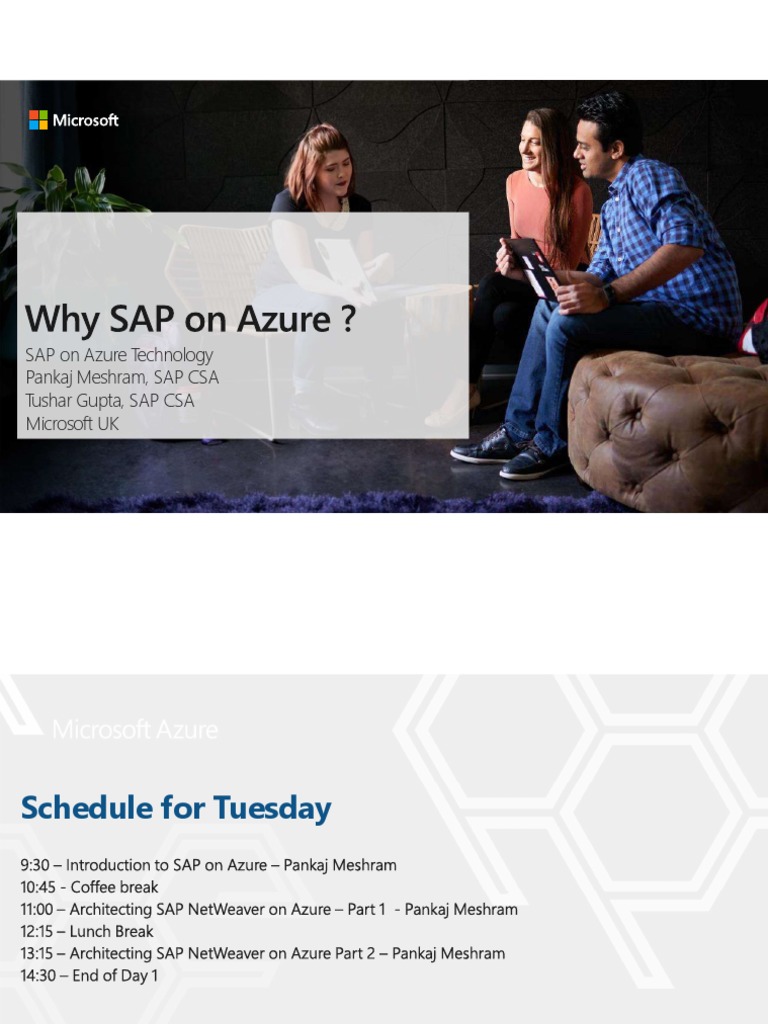 01 Why Sap On Azure | PDF | Microsoft Azure | Cloud Computing