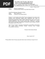 Format Surat Pelaporan PHK Ke Disnaker | PDF | Pengelolaan Keuangan & Uang