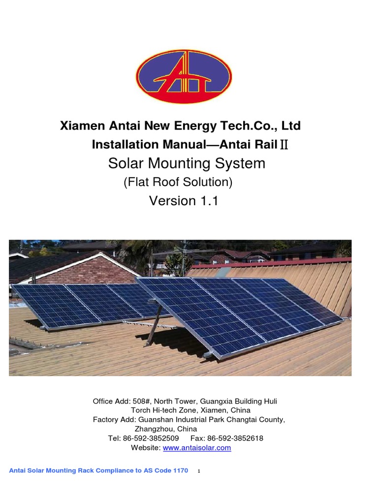Silo - Tips - Solar Mounting System | PDF | Screw | Solar Panel