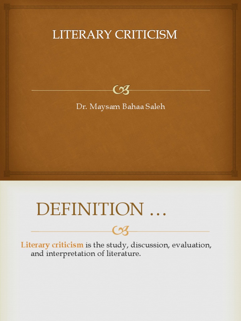 Literary Criticism PDF | PDF | Id | Unconscious Mind