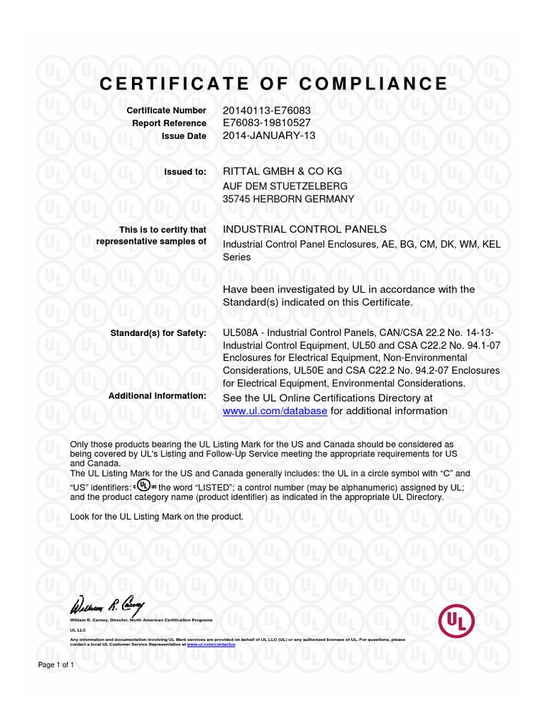 UL C UL Listed EN | PDF | Occupational Safety And Health | Consumer ...