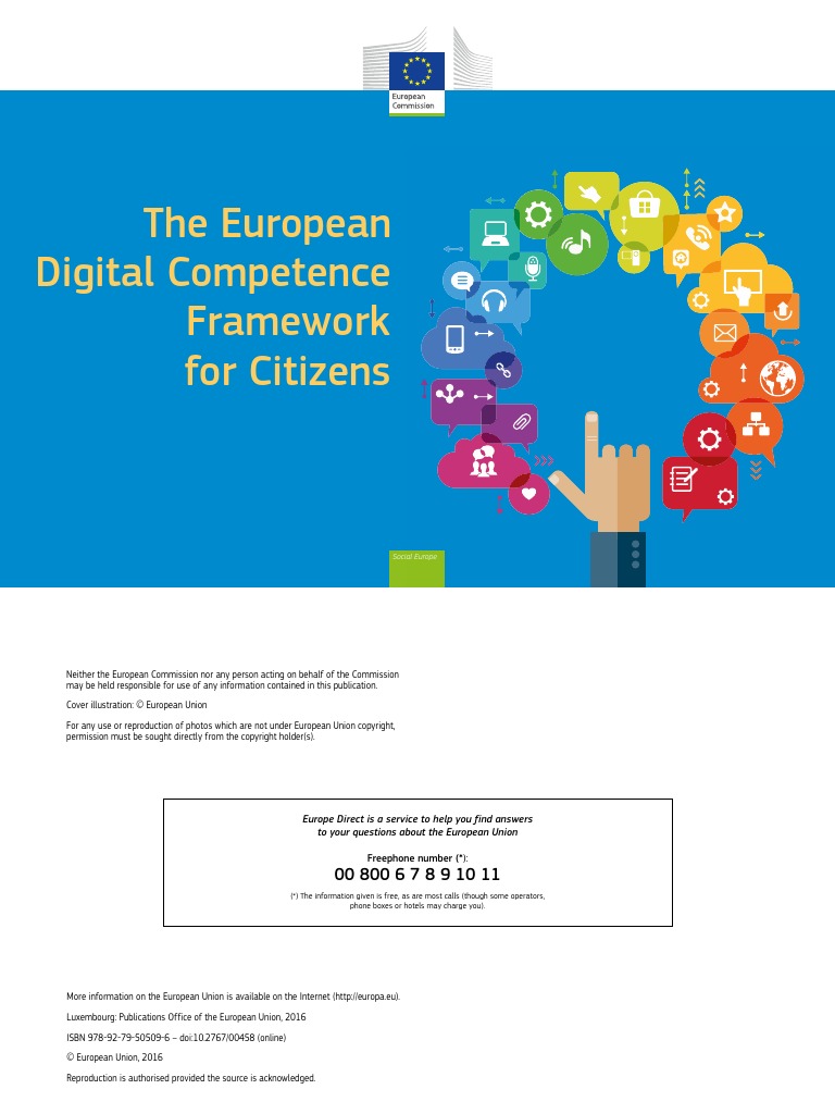 The European Digital Competence Framework For Citizens: Social Europe ...