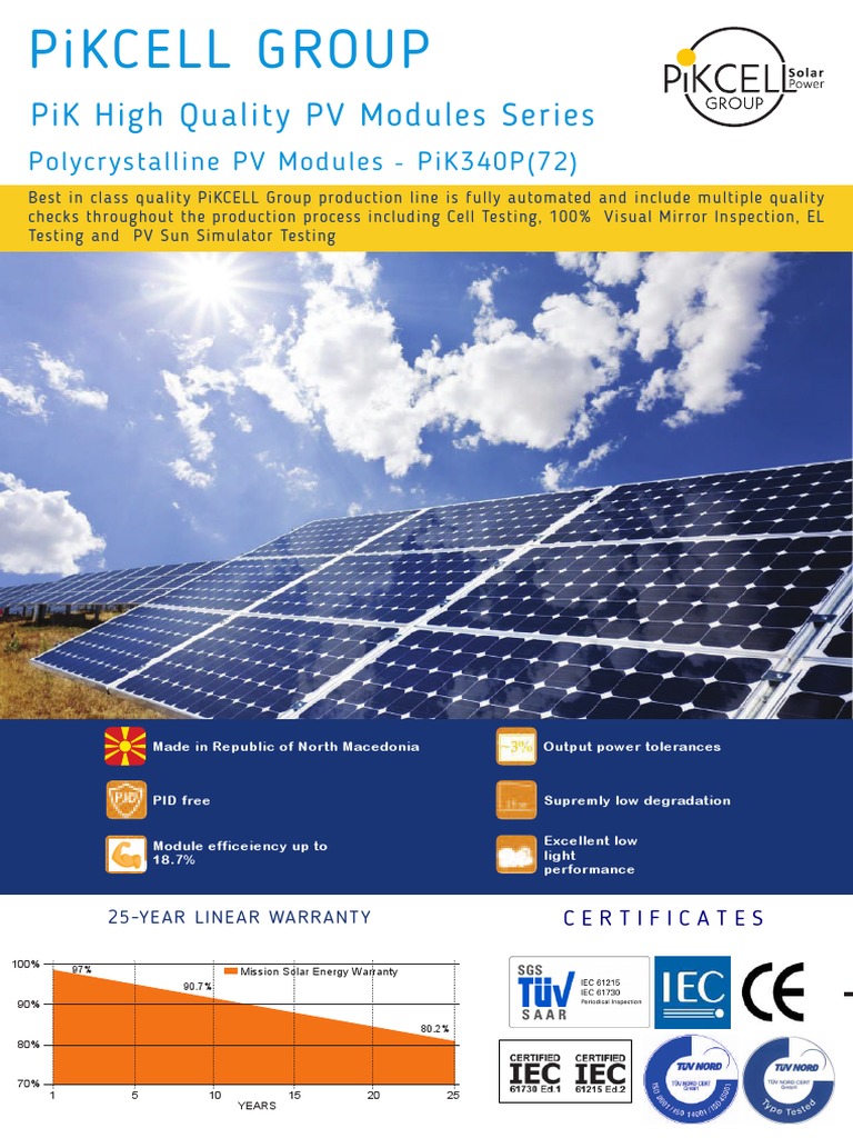 340P PDF | PDF | Solar Panel | Photovoltaics