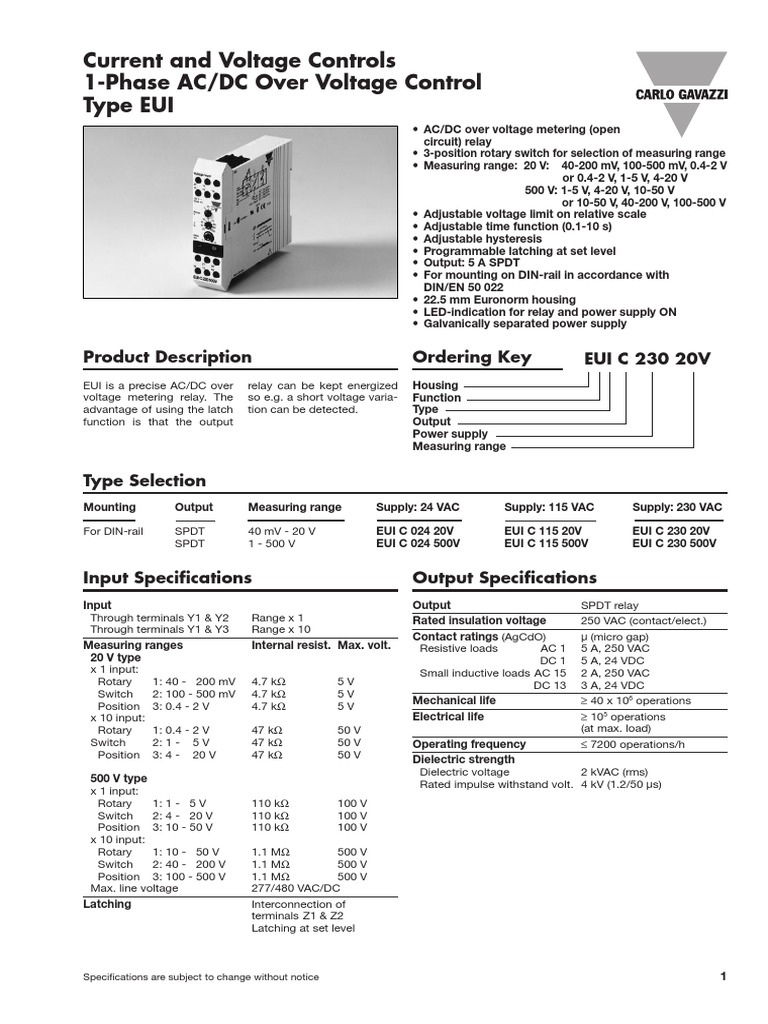 EUIC2302 | Download Free PDF | Switch | Relay