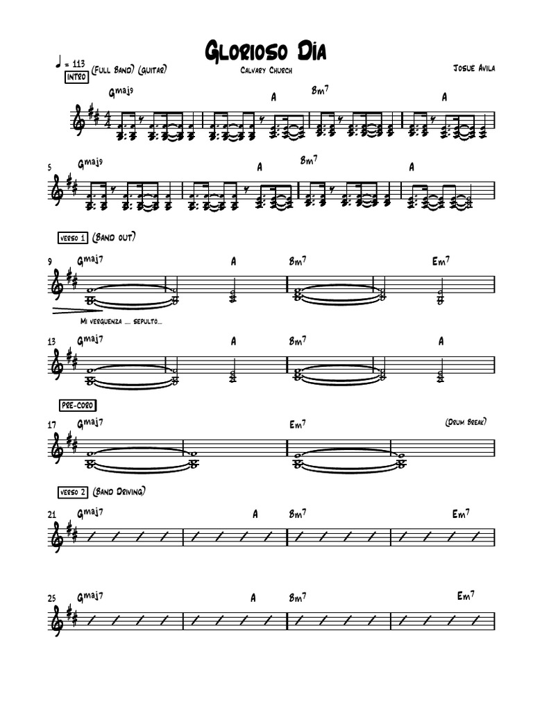 Glorioso Dia Remix - (D) PDF | PDF