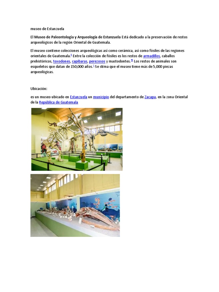 Museo de Estanzuela | PDF
