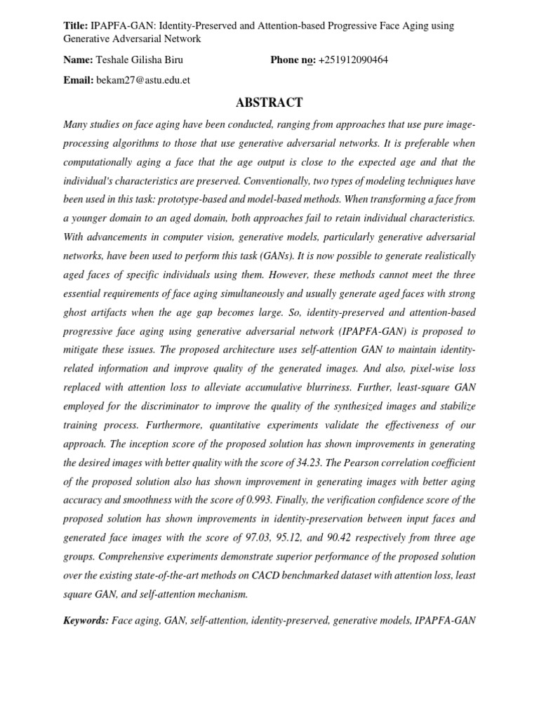 Teshale Abstract | PDF | Cybernetics | Machine Learning