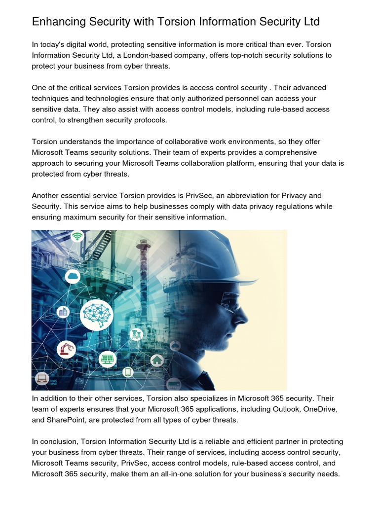 Enhancing Security With Torsion Information Security LTDXSNLW PDF | PDF
