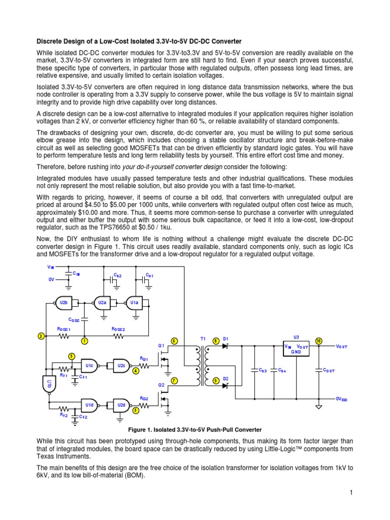 Isolated DC-DC Converter | PDF | Rectifier | Electrical Equipment