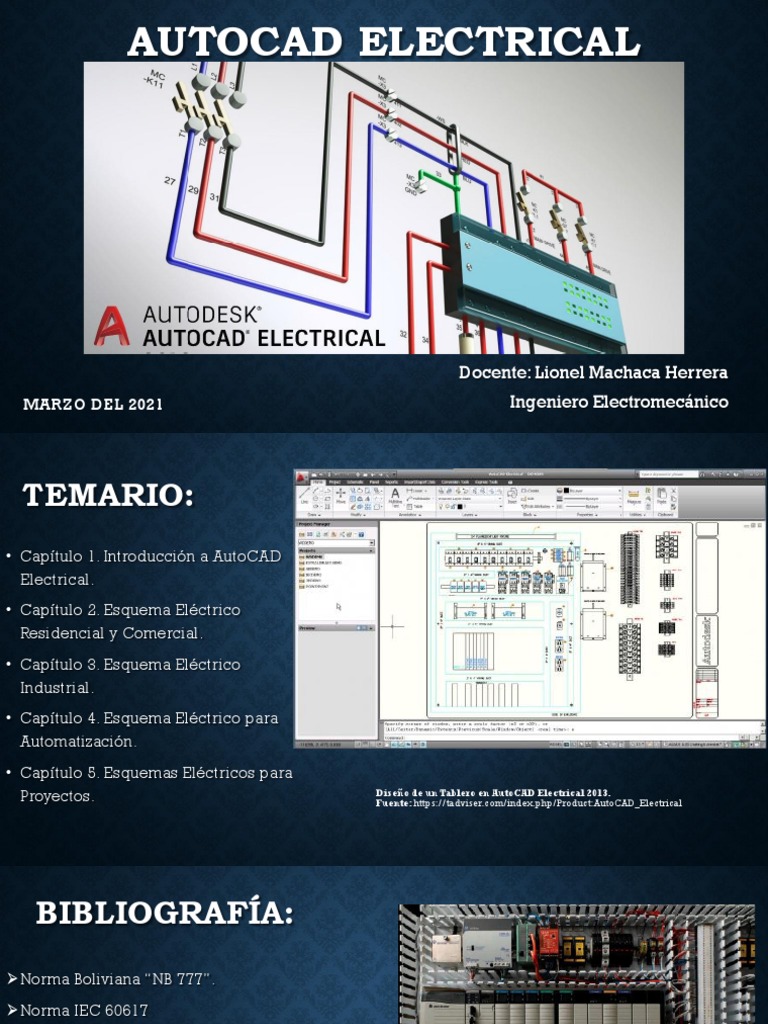 Autocad Electrical Capítulo 1 Introducción A Autocad Electrical Pdf Cad Automático