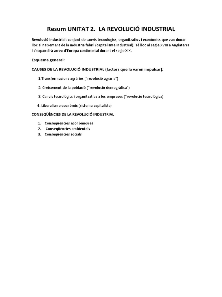 Resum UNITAT 2 | PDF