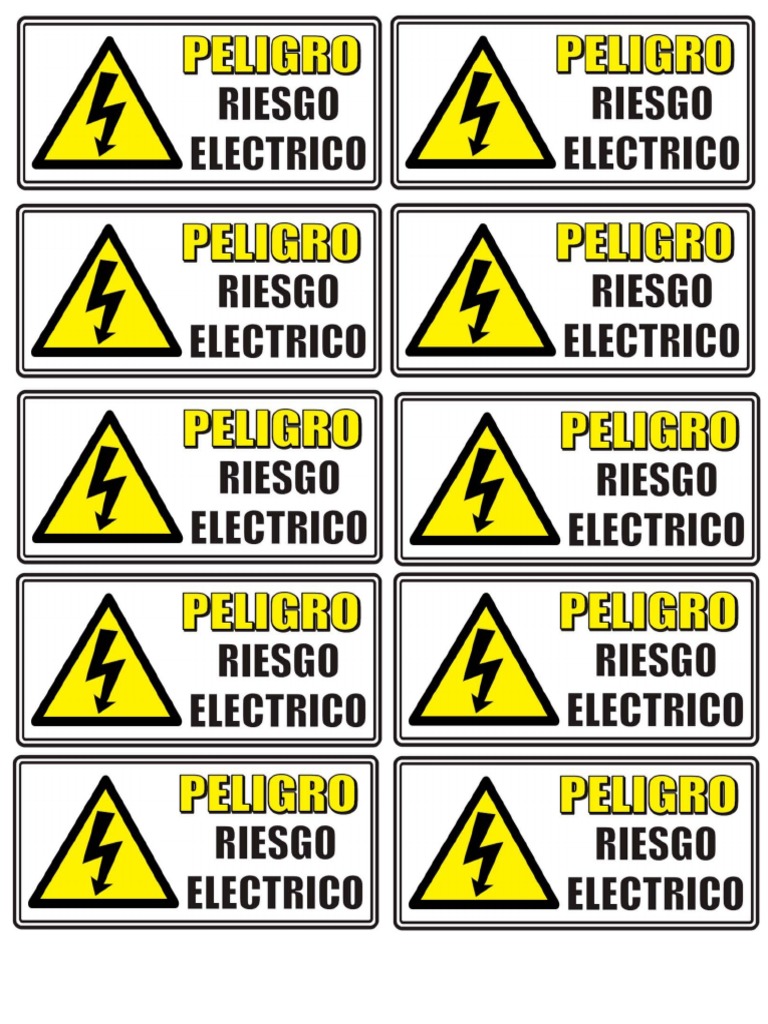 Señal Riesgo Electrico | PDF