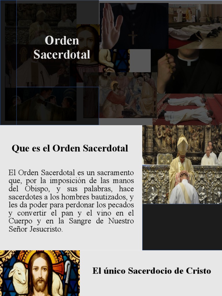Orden Sacerdotal | PDF | Sacerdote | Diácono