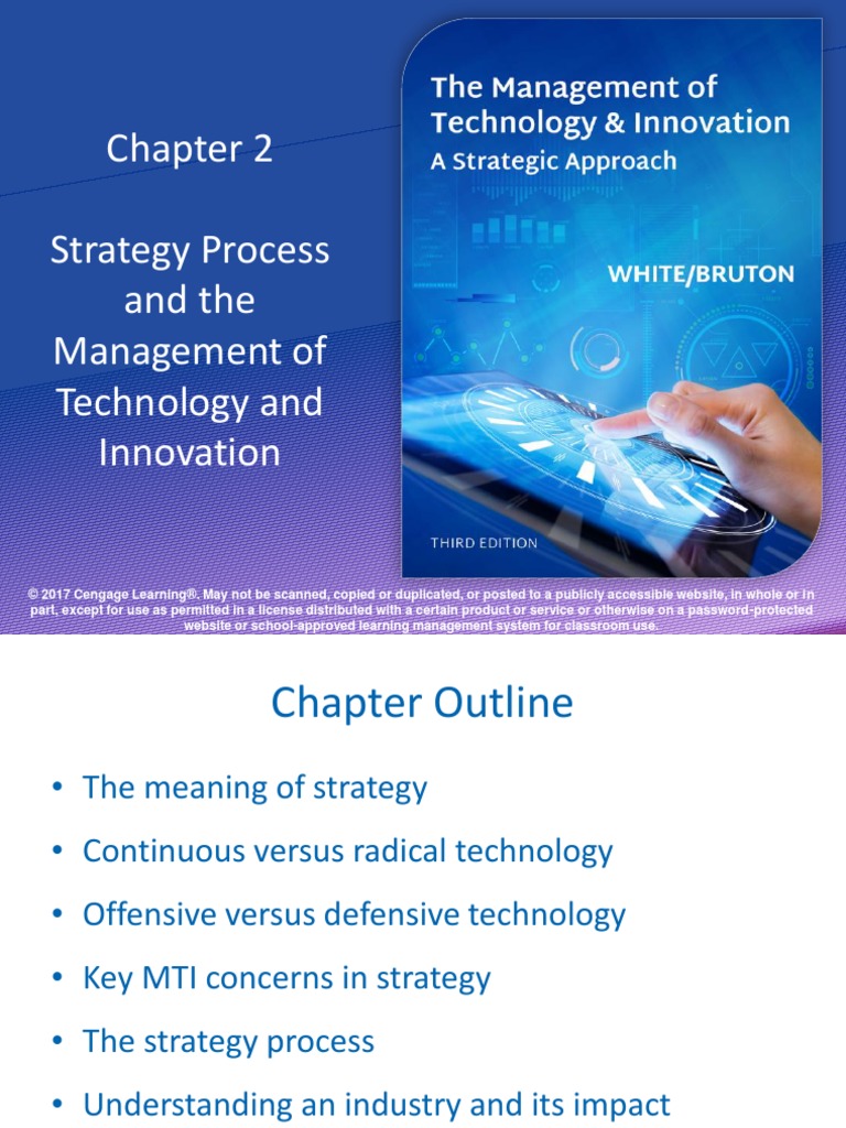 Strategy Process and The Management of Technology and Innovation | PDF ...