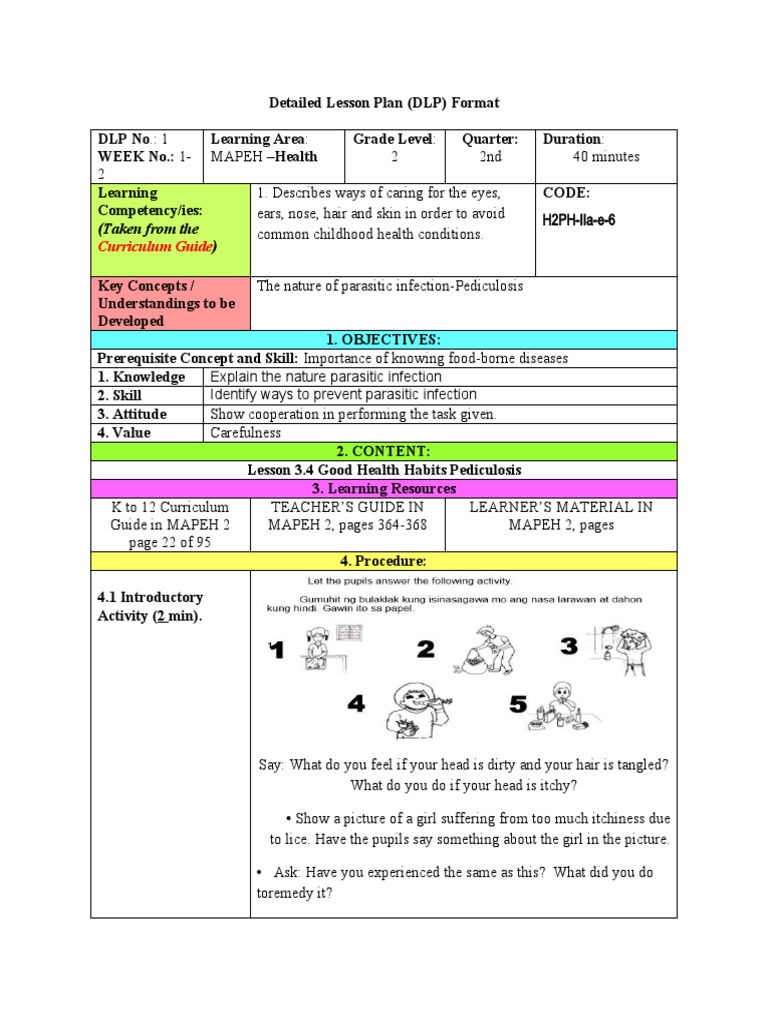 DLP Health 2 - 2nd Quarter | PDF | Learning | Curriculum