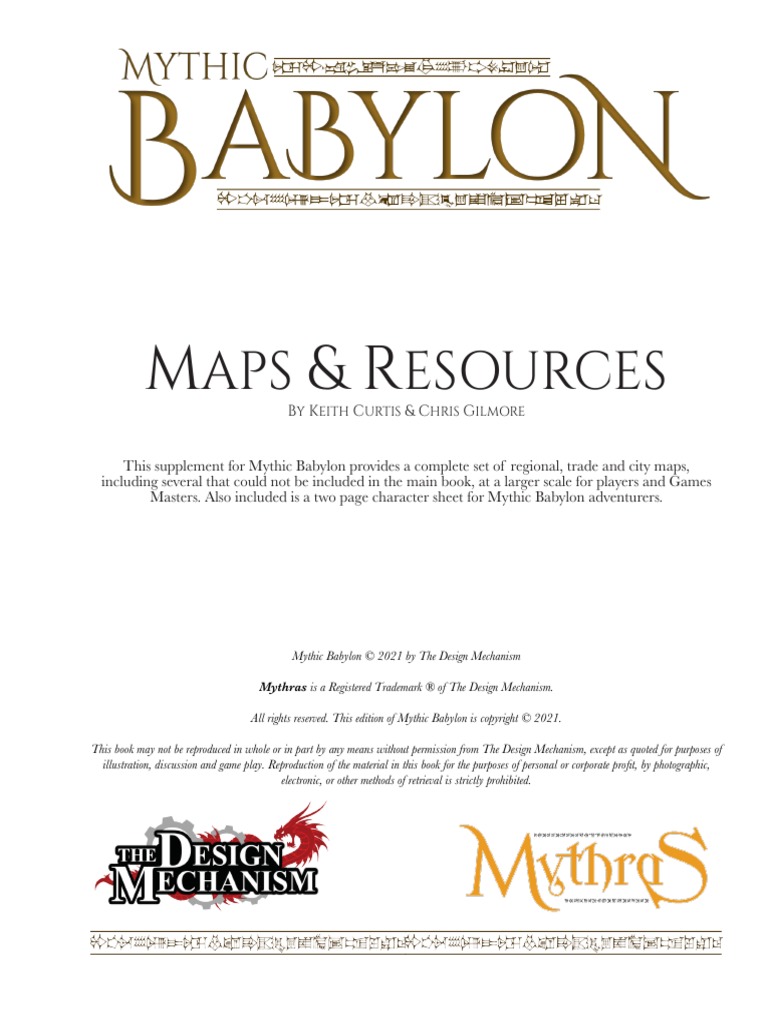 TDM240 Mythic Babylon Map Pack (OEF) (2021-06-14) PDF | PDF
