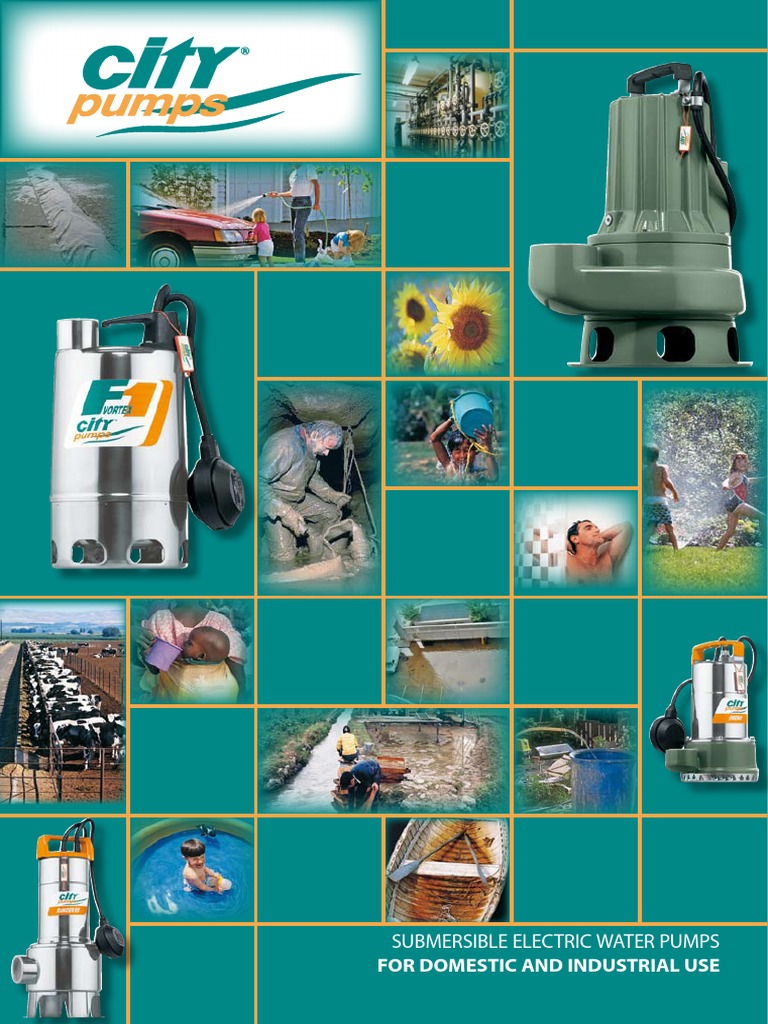 Catalog Pompe City Pumps | PDF | Pump | Sewage Treatment