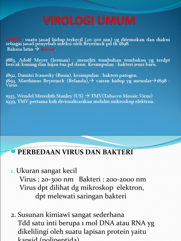 Mengenal Virus dan Perbedaannya | PDF | Pengembangan Diri | Kesehatan ...