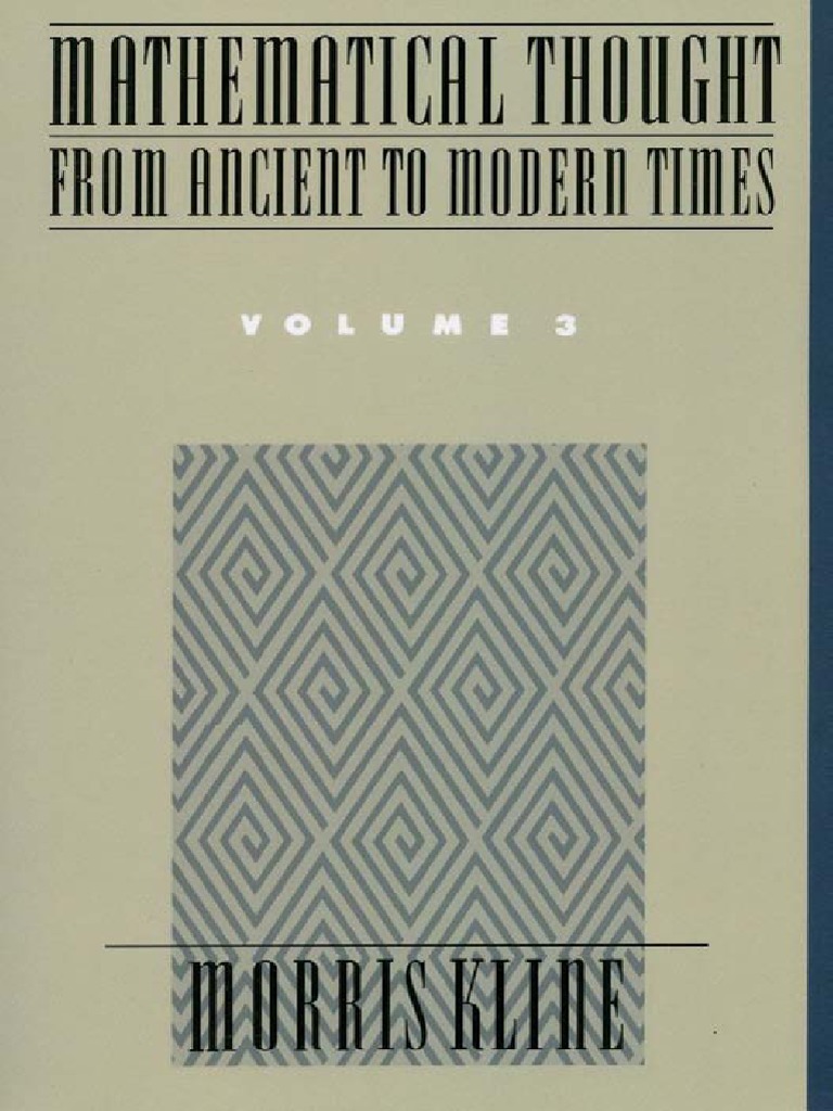 (Morris Kline) Mathematical Thought From Ancient T PDF | PDF | Geometry | Factorization