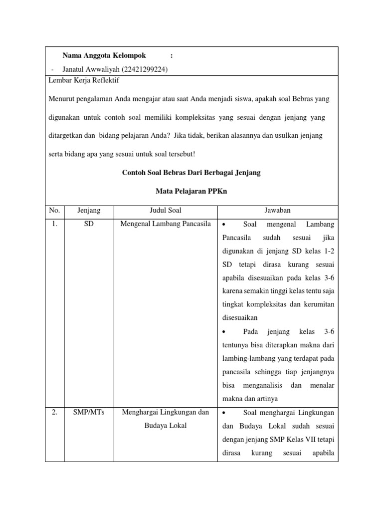 SEL.09.2-T9-2b Eksplorasi Konsep - Unggah Lembar Kerja | PDF