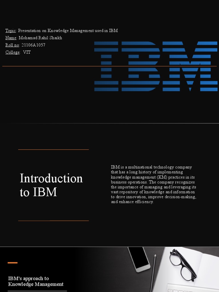 KM IBM PPT Individual by Rahil | PDF | Ibm | Knowledge Management