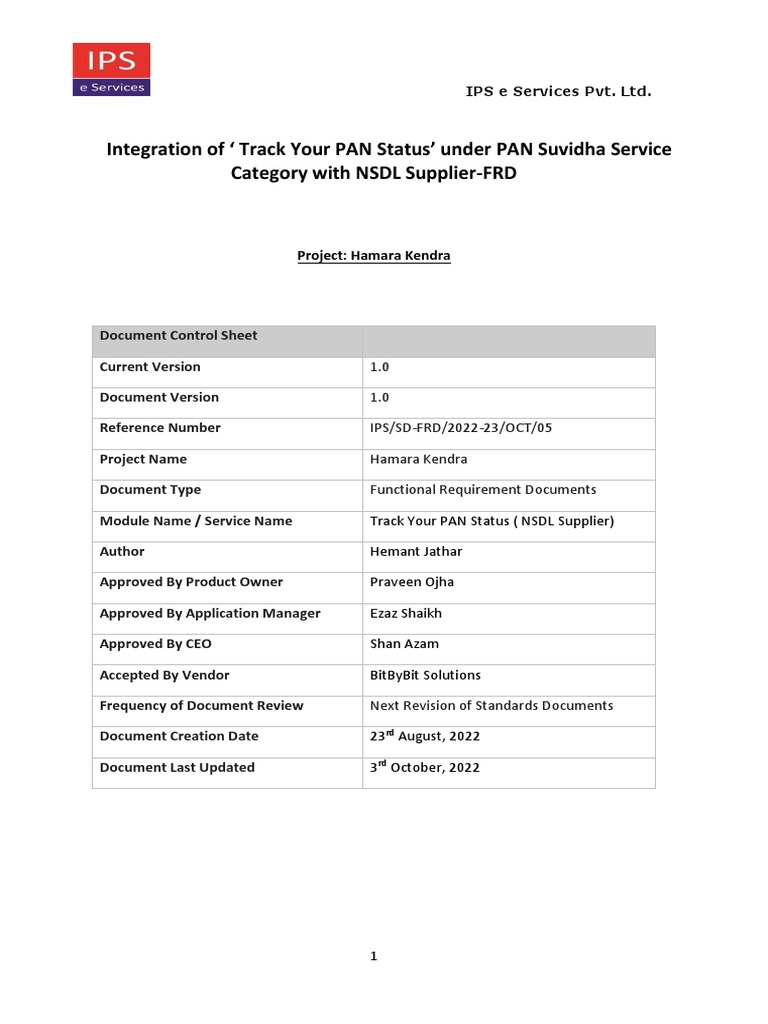 PAN Application Status NSDL Final | PDF | Databases | Computer Science