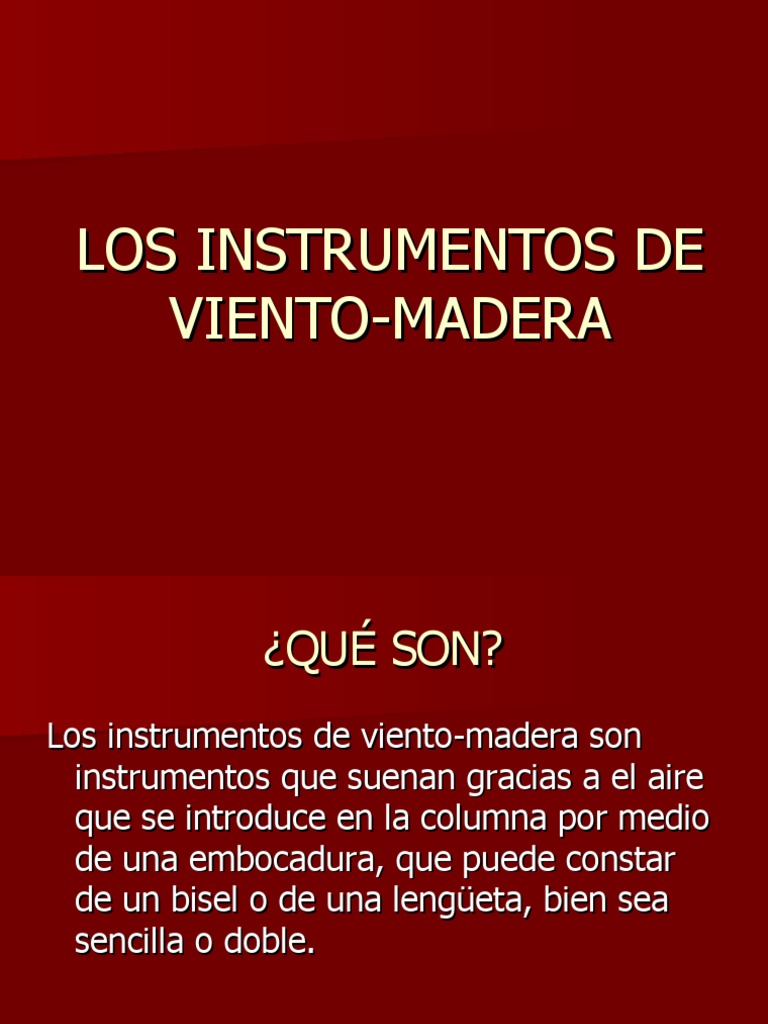 Trabajo Musica | PDF | Instrumentos de viento de madera | Instrumentos ...
