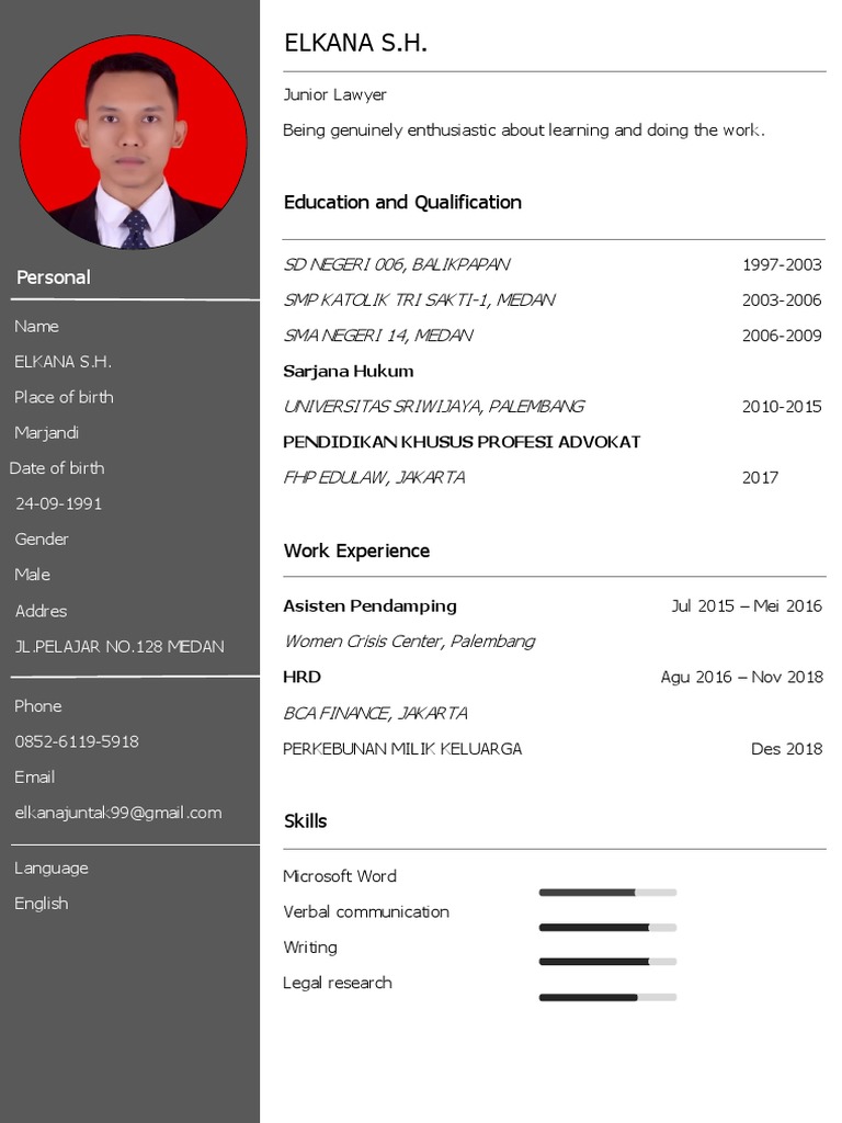 CV ELKANA-dikonversi PDF | PDF