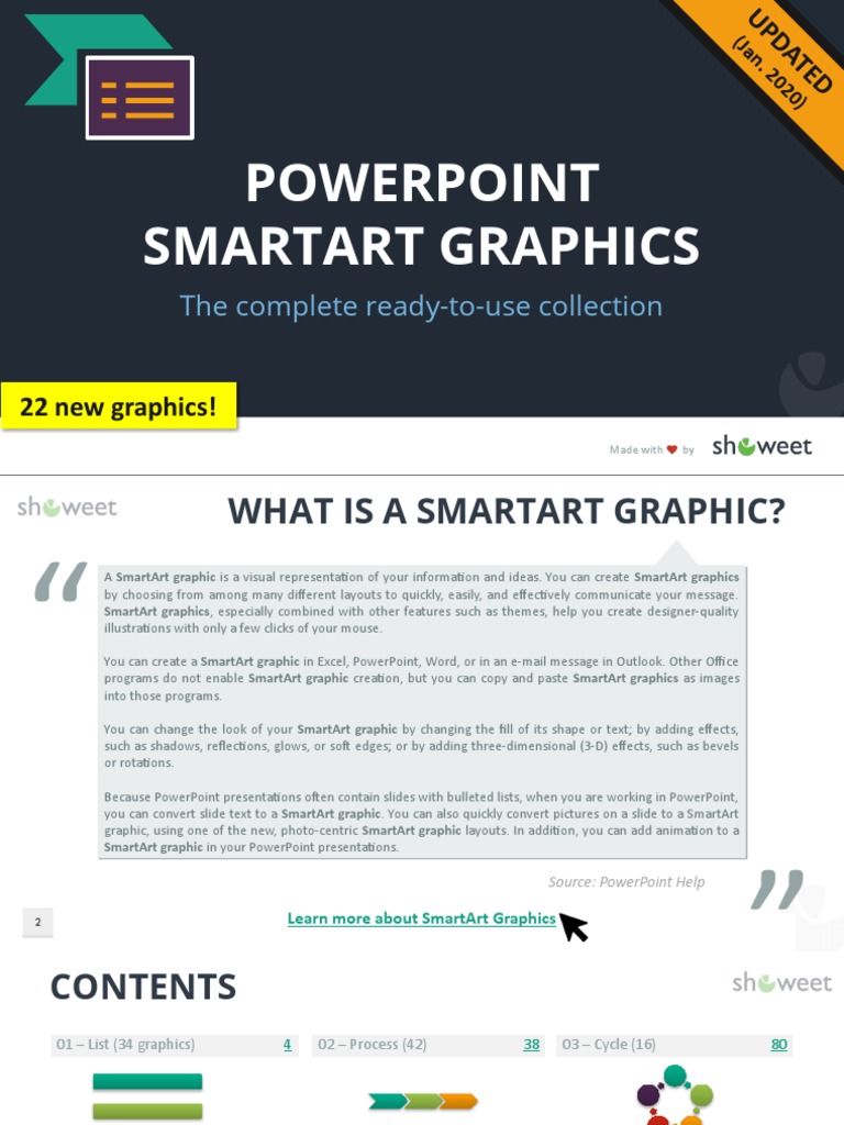 SmartArt Graphics Complete Collection 2020 (Widescreen) | PDF ...