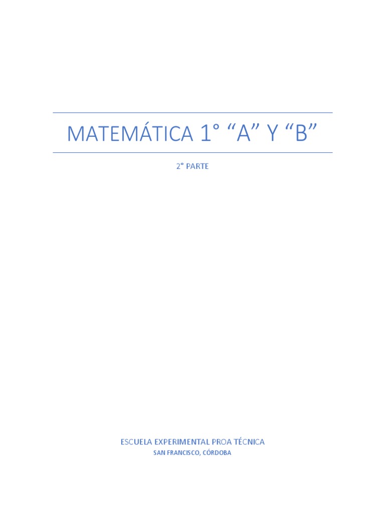 Matemática 1° “A” y “B”: Razones, proporciones y cuerpos geométricos ...