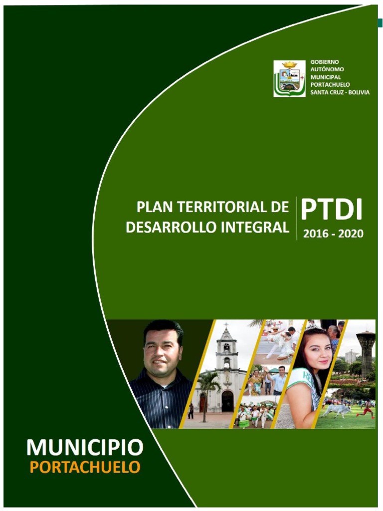 PTDI Portachuelo 2016 - 2020 PDF | PDF | Agricultura | Planificación