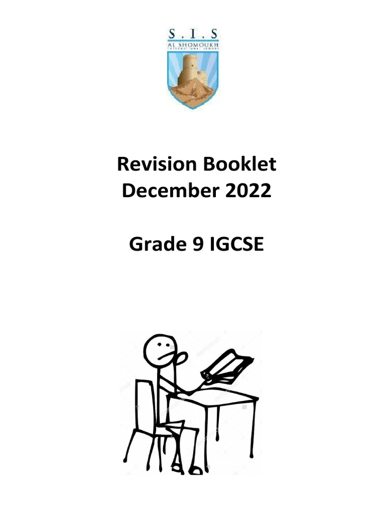 Grade 9 Revision Topics - EJT-638048887891699361 4 | PDF