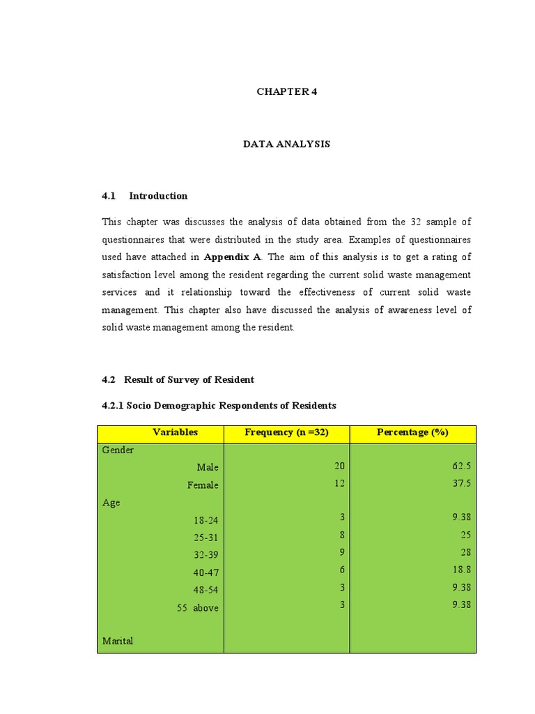 Chapter 4 Case Study Ain | Download Free PDF | Waste Management | Waste