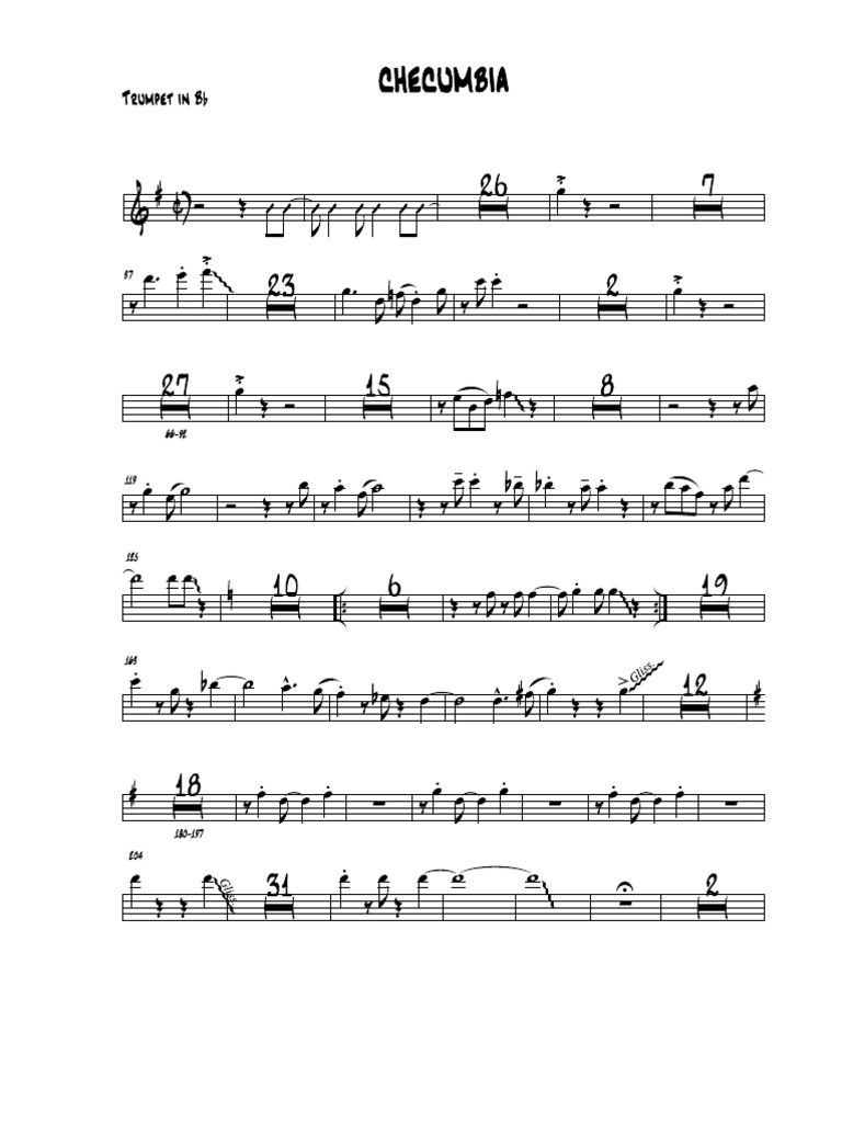 Che Cumbias Trompeta PDF | PDF