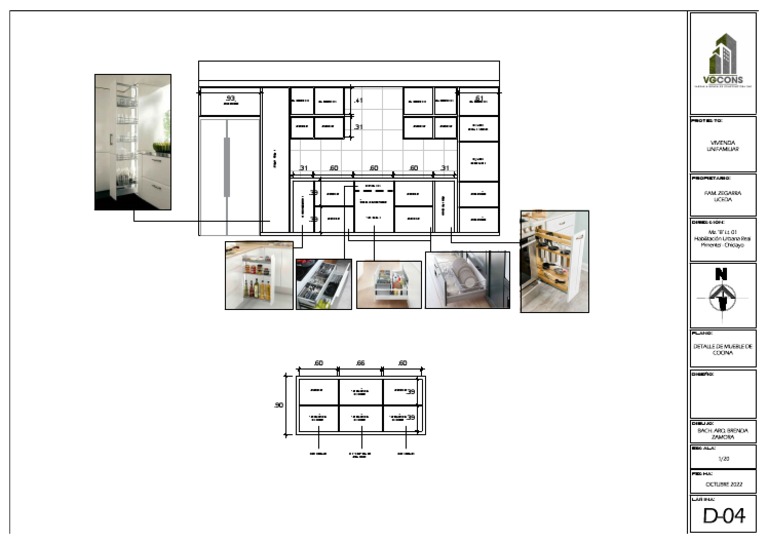 Detalle de Mueble de Cocina | PDF | Vida domestica | Herramientas