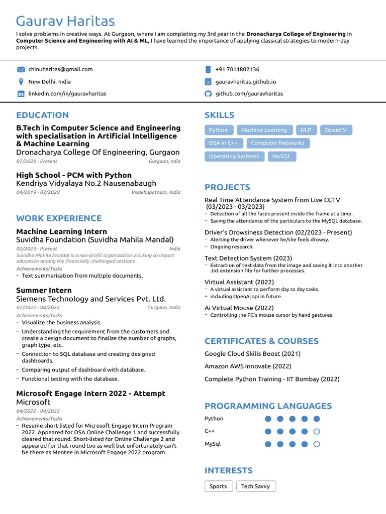 Gaurav Resume PDF | PDF | Art | Computers