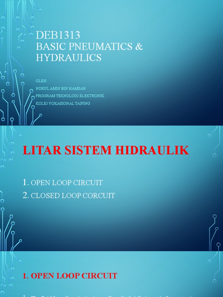 Deb1313 - 3 Litar Sistem Hidraulik | PDF