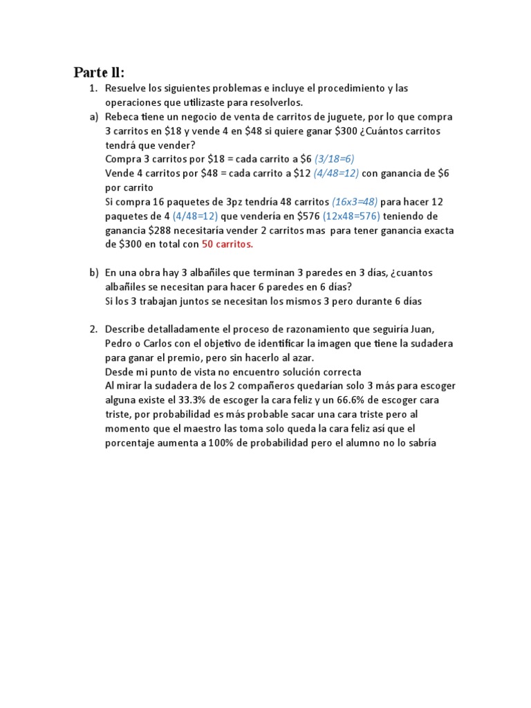 Razonamiento Logico Mate | PDF