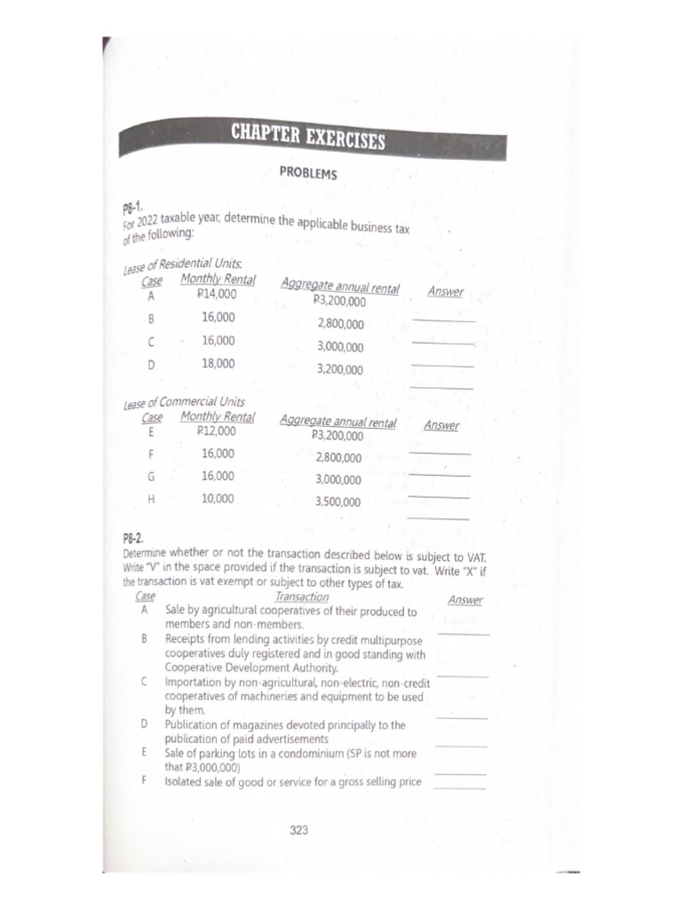 VAT Problems Scanned Tabag PDF | PDF
