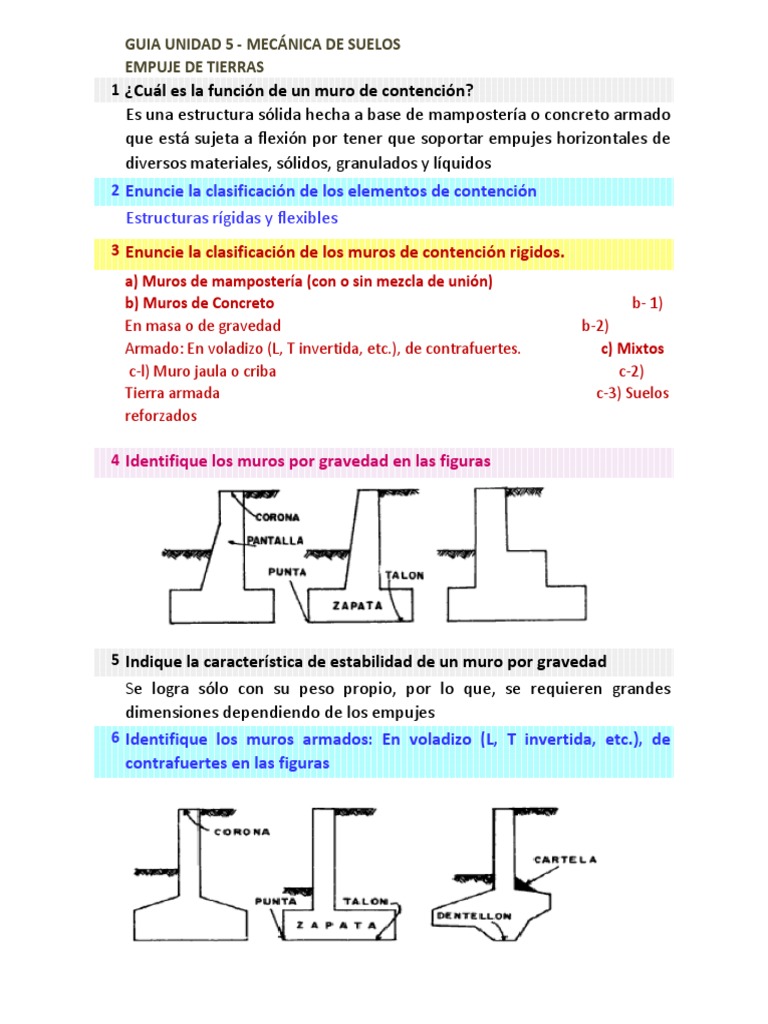 Mecanica de Suelos Aplicada - Guia U5 | PDF | Fundación (Ingeniería ...