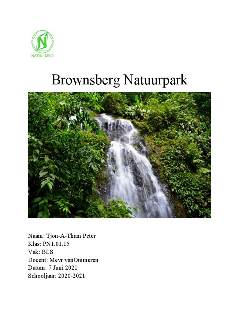 Brownsberg Natuurpark | PDF