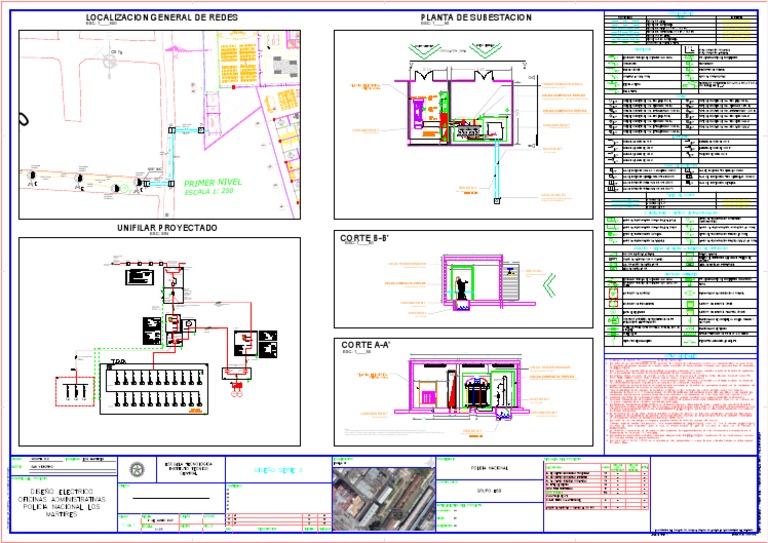 PROYECTO SERIE 3 SUBESTACION ENCAPSULDA OFICINAS ZONA ADMINISTRATIVA-FORMATO_CODENSA_ND | PDF