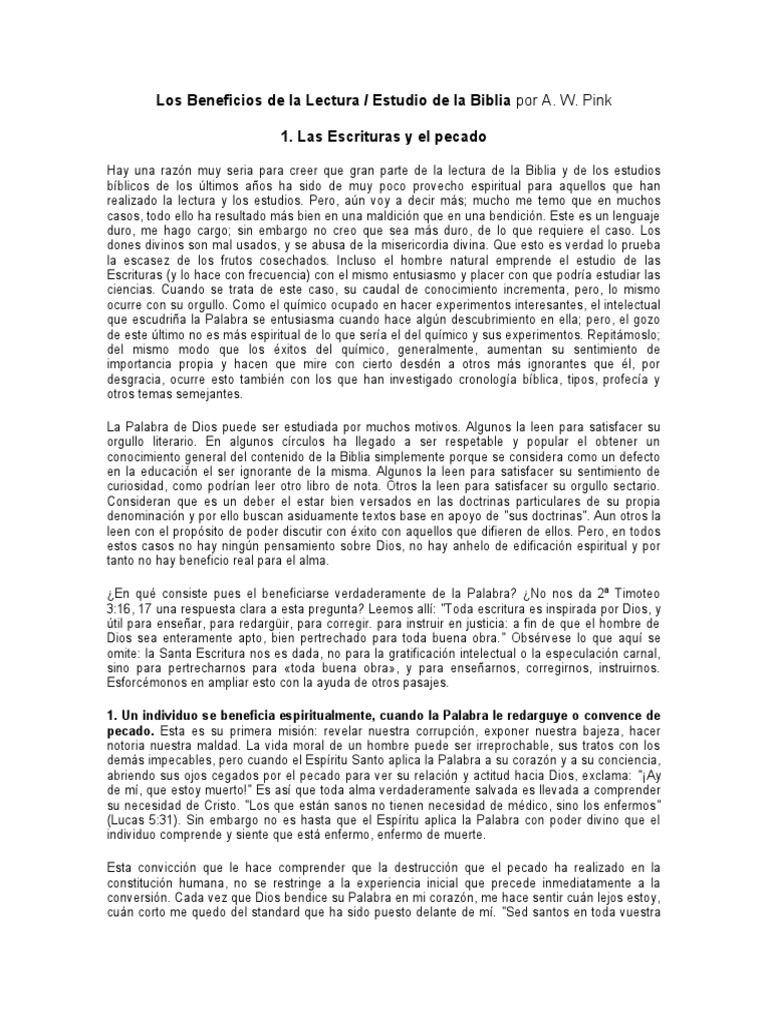 El Pecado Pdf Pecado Cristo Título