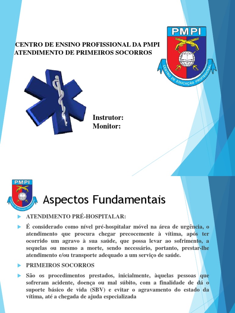 Primeiros Socorros CFSD PM 2022 - 18-03-2023 | PDF | Choque ...