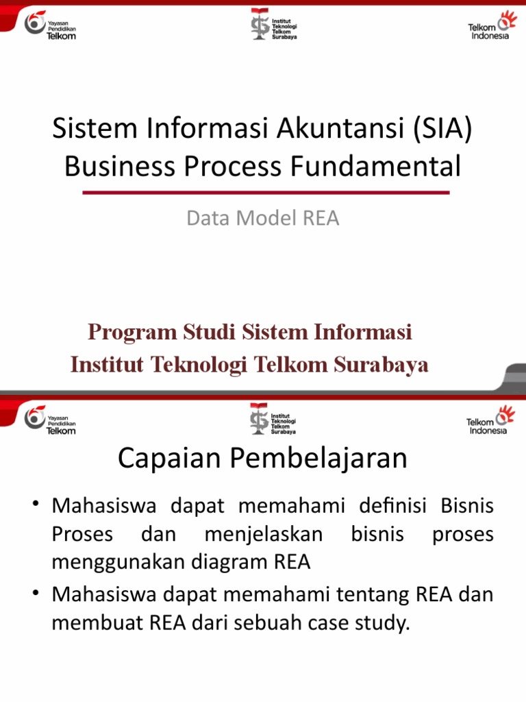 Model Data REA dalam Akuntansi | PDF