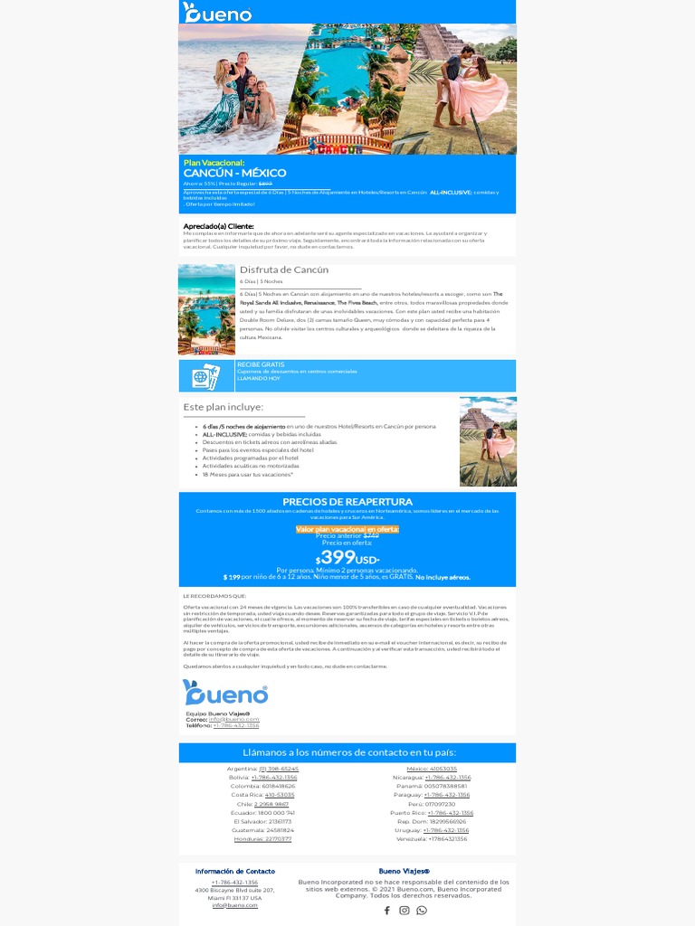 PDF Cancun Bueno PDF | PDF | Hotel