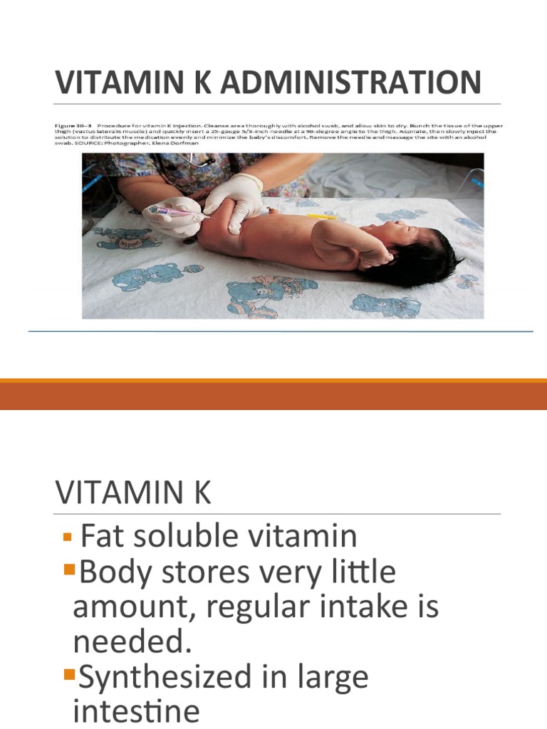 Vitamin K Administration Pdf